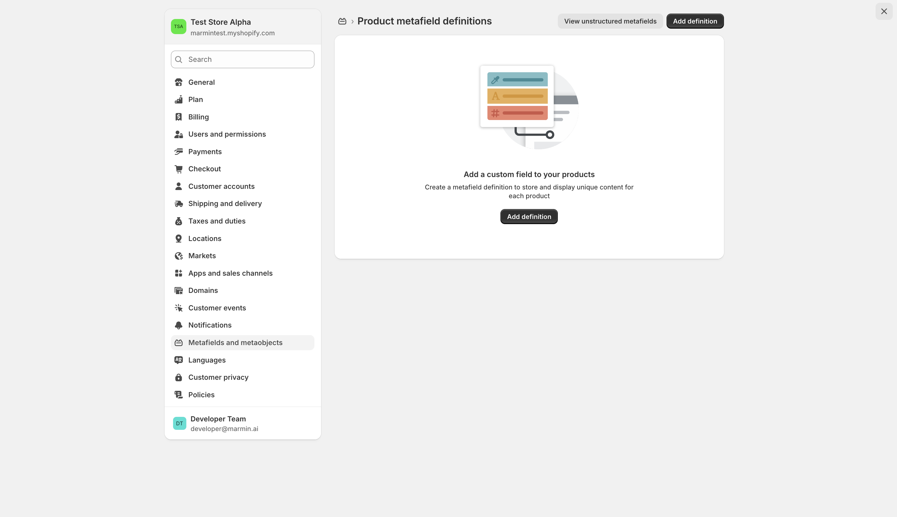 Shopify Account Set-up for E-invoicing | Marmin Product Wiki